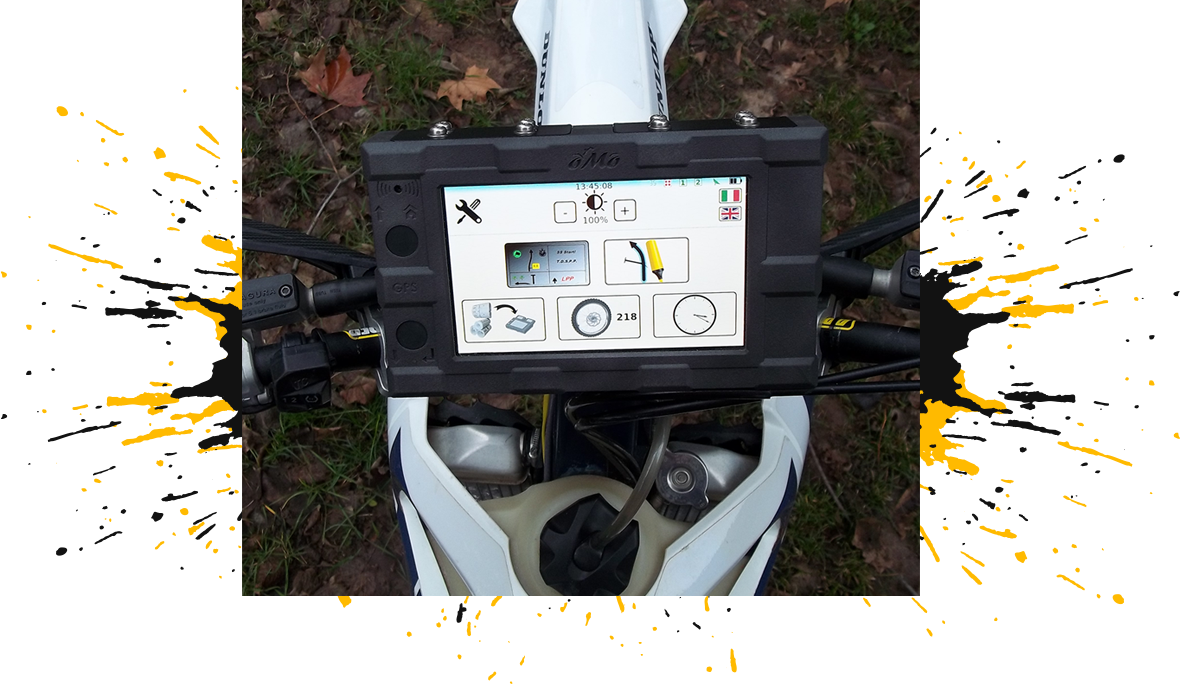 Sistema di navigazione per motorally, roadbook navigatore elettronico o ...